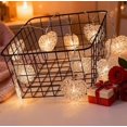 Battery Powered Heart-Shaped String Lights - Romantic LED Fairy Lights ...