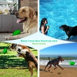 Cebese Dog Squeaky Toys, Indestructible Rubber Chew Fetch Balls for ...