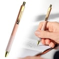 6Pcs Ballpoint Pens Black Medium Point 1mm Pen with Super Soft Grip ...
