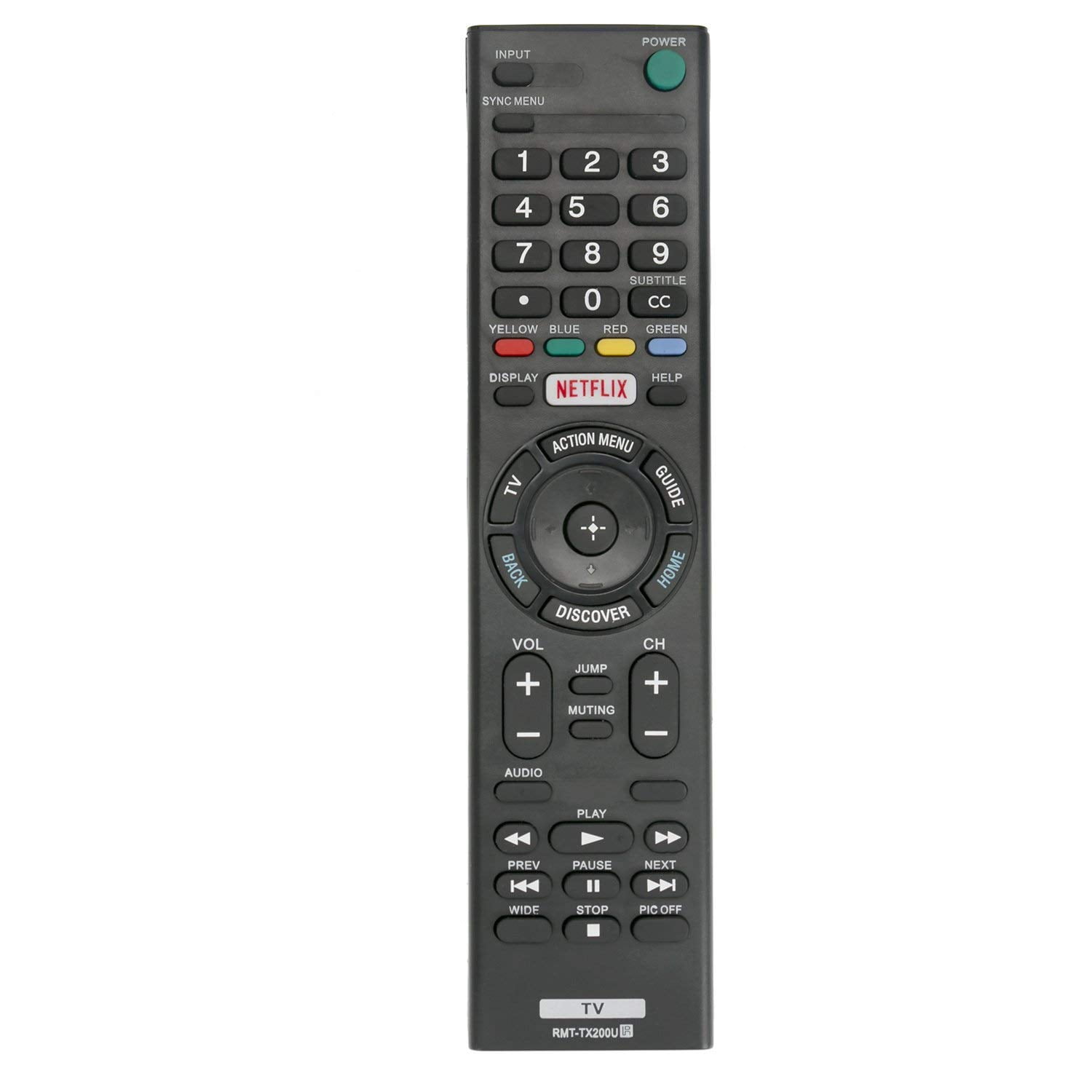 New RMT-TX200U Replaced Remote control for Sony 4K TV XBR-49X700D ...