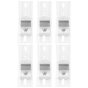 Set of 3 Vertical Blind Adjustable Wall Mount Brackets with 1.5 Inch ...