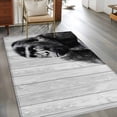 Black Monkey Retro Area Rug 3x5 Washable Rug Non Slip Modern Art ...