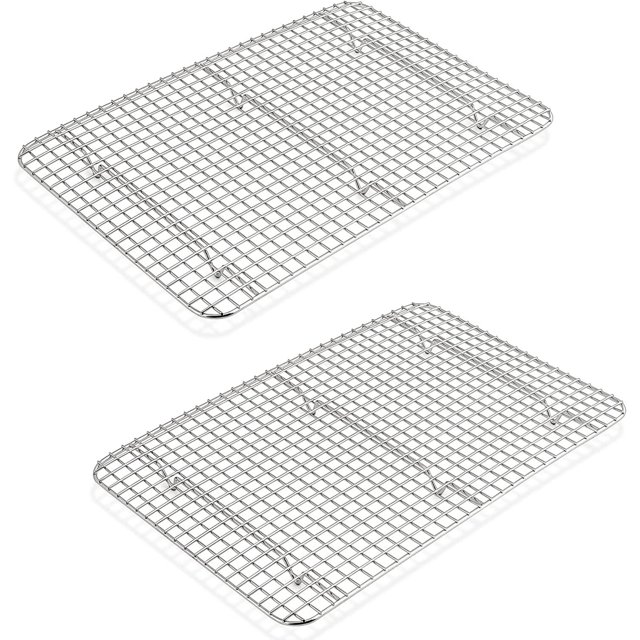 15.3 Inch Baking Cooling Racks Set of 2, Stainless Steel Wire Rack ...