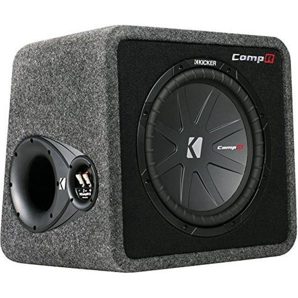 Kicker CompR 12 Inch Single Loaded Enclosure 40VCWR122 - Walmart.com - Walmart.com