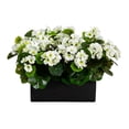 Nearly Natural UV Resistant Outdoor Artificial Geranium with ...