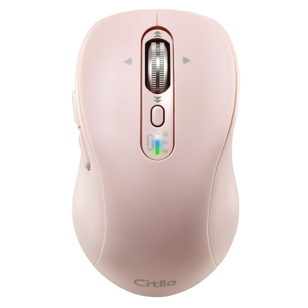Ratón Bluetooth inalámbrico CITLLA, recargable para múltiples ...