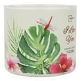 Mainstays 13-Ounce 3-Wick Raspberry Peach Frose Candle with Decorative ...