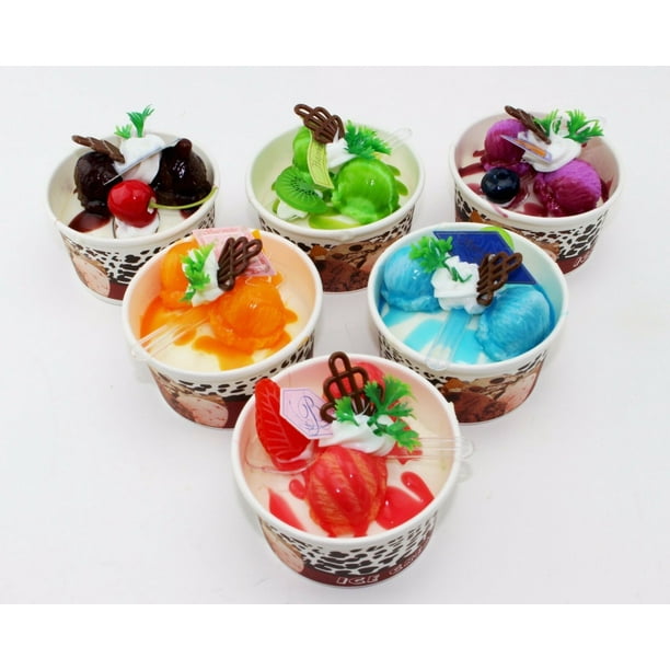 Delicious Ice Cream Refrigerator Magnets Sticker Colorful Dessert Decor ...