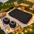 Christmas Camping Must-Have: Rectangular PVC Flocked Inflatable Car Bed ...