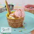 Servette Home Ceramic Yellow Ice Cream Sundae Dessert Bowl with Spoon ...