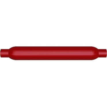 NEW FLOWMASTER 40 SERIES CHAMBERED MUFFLER,OVAL,BLACK,DUAL 2.5" INLET ...