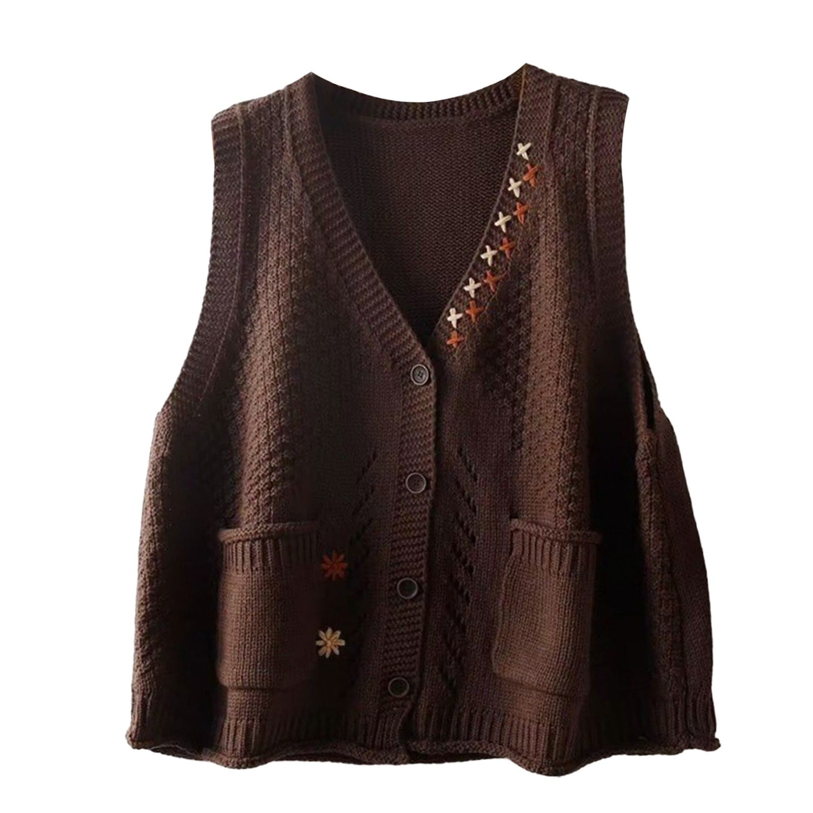 Click here for Messuen Sweater Vest Women Vintage Sweater Fall Sw... prices