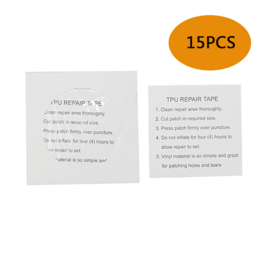 15 Pack of TPU Pool Patch Repair Kit for Air Mattress, Swimming Pool ...