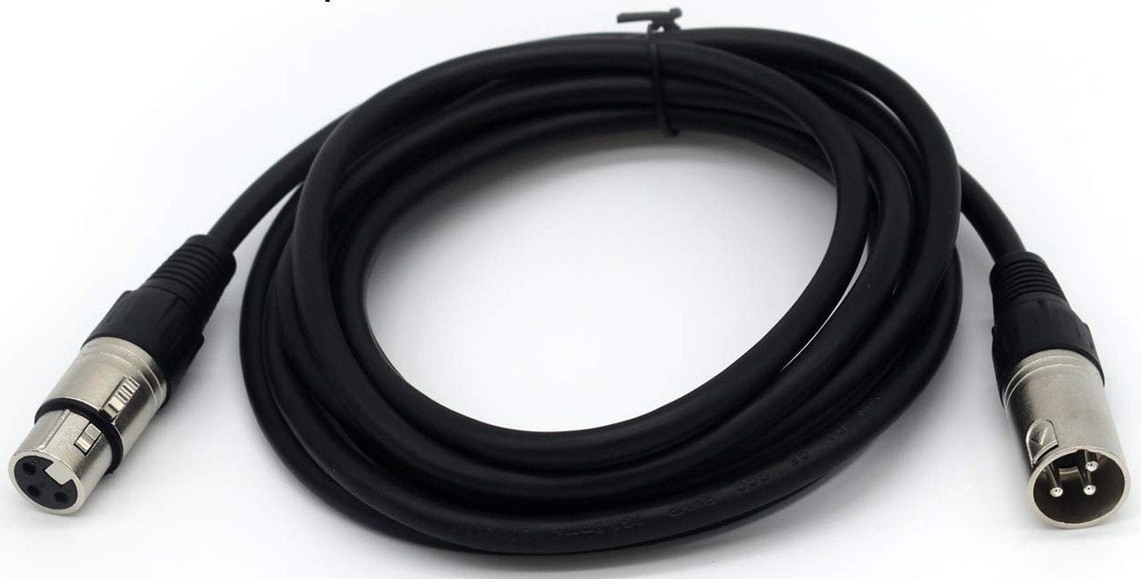 MR DJ CDMX10 3-pin DMX lighting cable 10' DMX 3-Pin XLR Pro Stage DJ ...