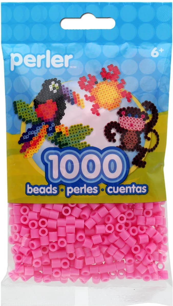 Perler Fused Bead Bag 1000pc Cotton Candy - Walmart.com