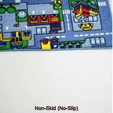 Mybecca Kids Rug City Map Fun Play Rug 3' X 5' Children Area Rug - Non ...