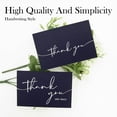 4x6 Navy Blue Thank You Cards 100 Pack with Envelopes and Stickers ...