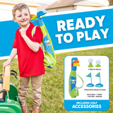 Flybar Golf Cart 6V Ride-On for Kids, Includes Golf Clubs and Balls ...