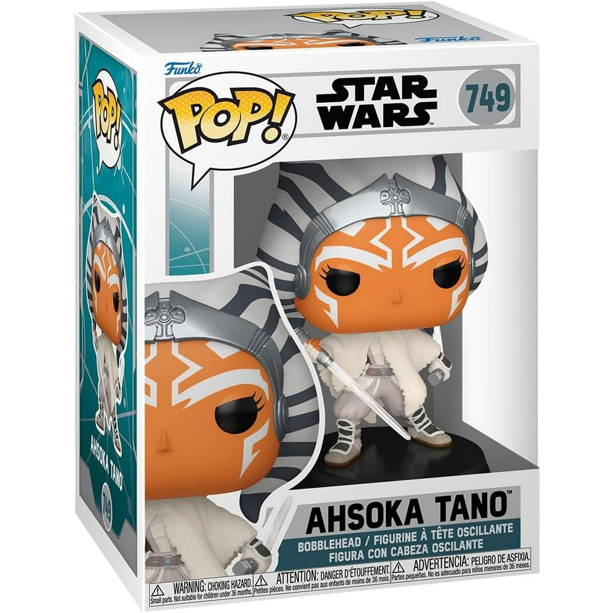 Click here for Pop! Pop Star Wars 3.75 Inch Action Figure - Ahsok... prices