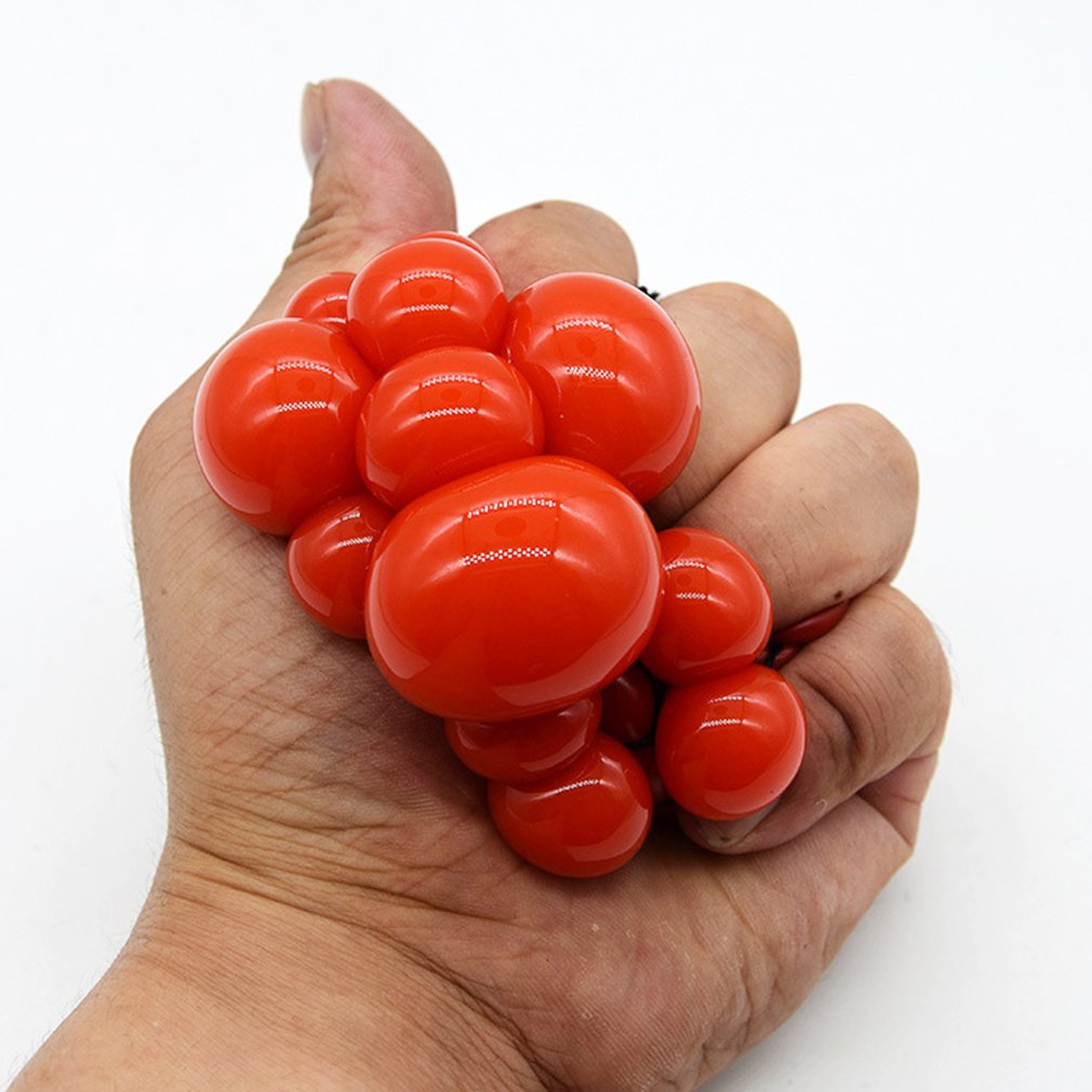 Buy Boling Cute Stress Relief Toys Squeeze Grape Ball Hand Wrist ...