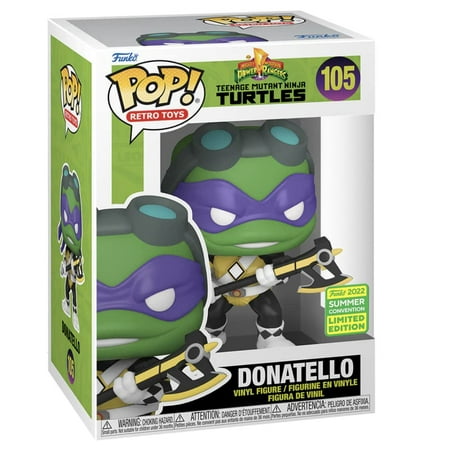 Funko Pop! Teenage Mutant Ninja Turtles Vinyl Figure Donatello in Black ...