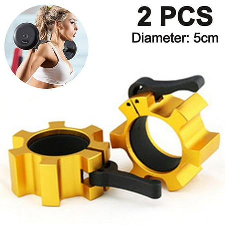 Barbell Buckle Lock Alliage d’aluminium Barbell Collar Lock Clip Clamp ...