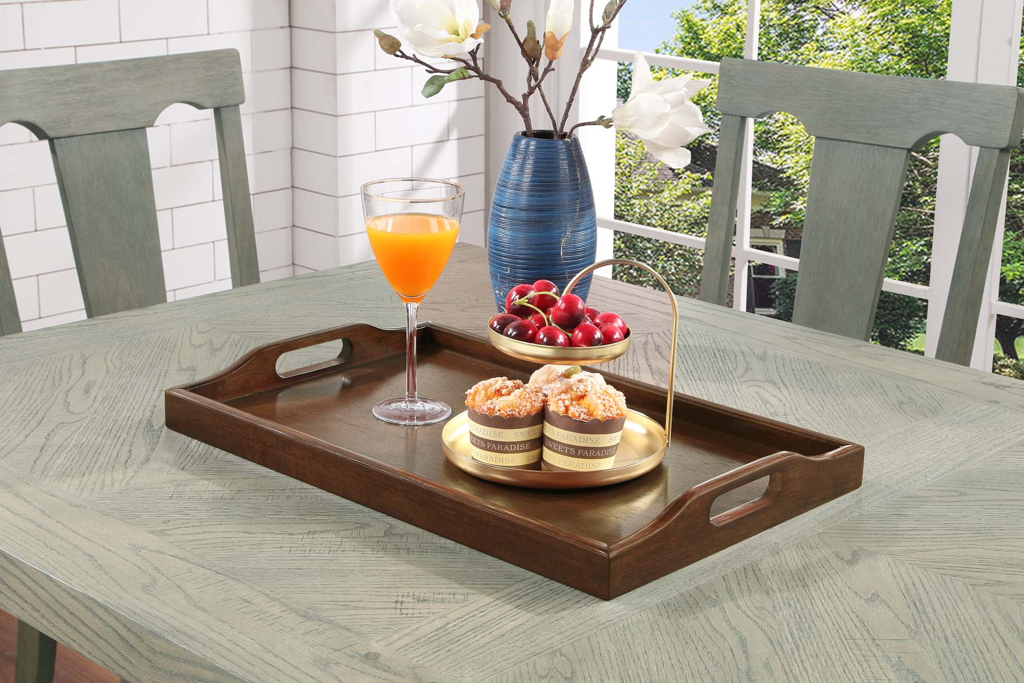 Convenience Concepts Designs2Go Serving Tray, Espresso - Walmart.com