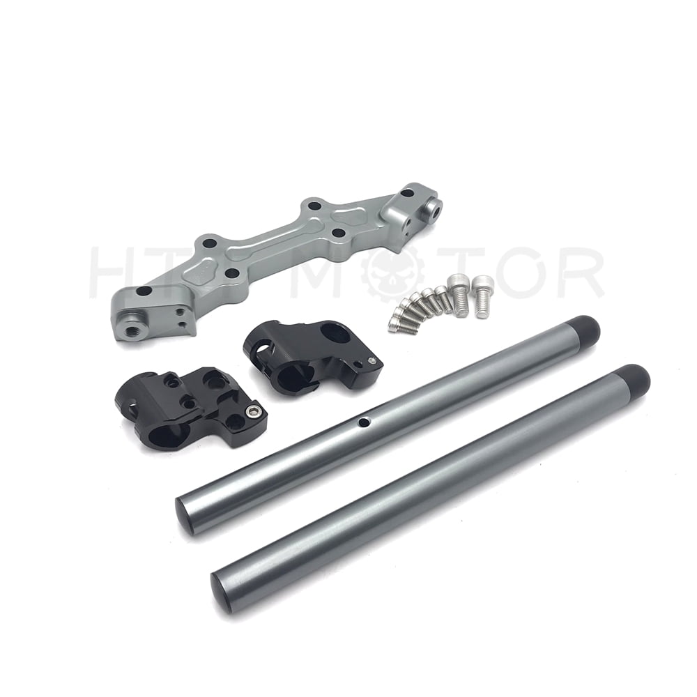 HTTMT- New Clip-On Adapter Plate Handlebars Set For Yamaha MT-07 FZ-07 ...
