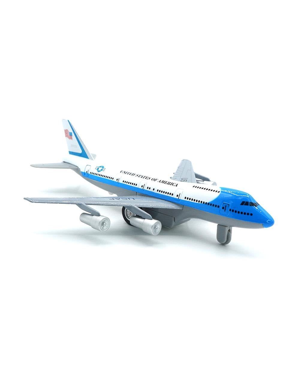 Turbo Jet Diecast Toy Pull-Back Plane but NO Box, Silver, Size: One ...