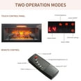 42 inch Infrared Electric Fireplace with Removable Trim kit Insert ...