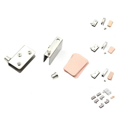 facefd 2pcs Glass Door Hinge Bathroom Shower Bathroom shower door clips ...