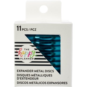 Happy Planner Mini Metal Expander Discs 11/Pkg-Teal - Walmart.com