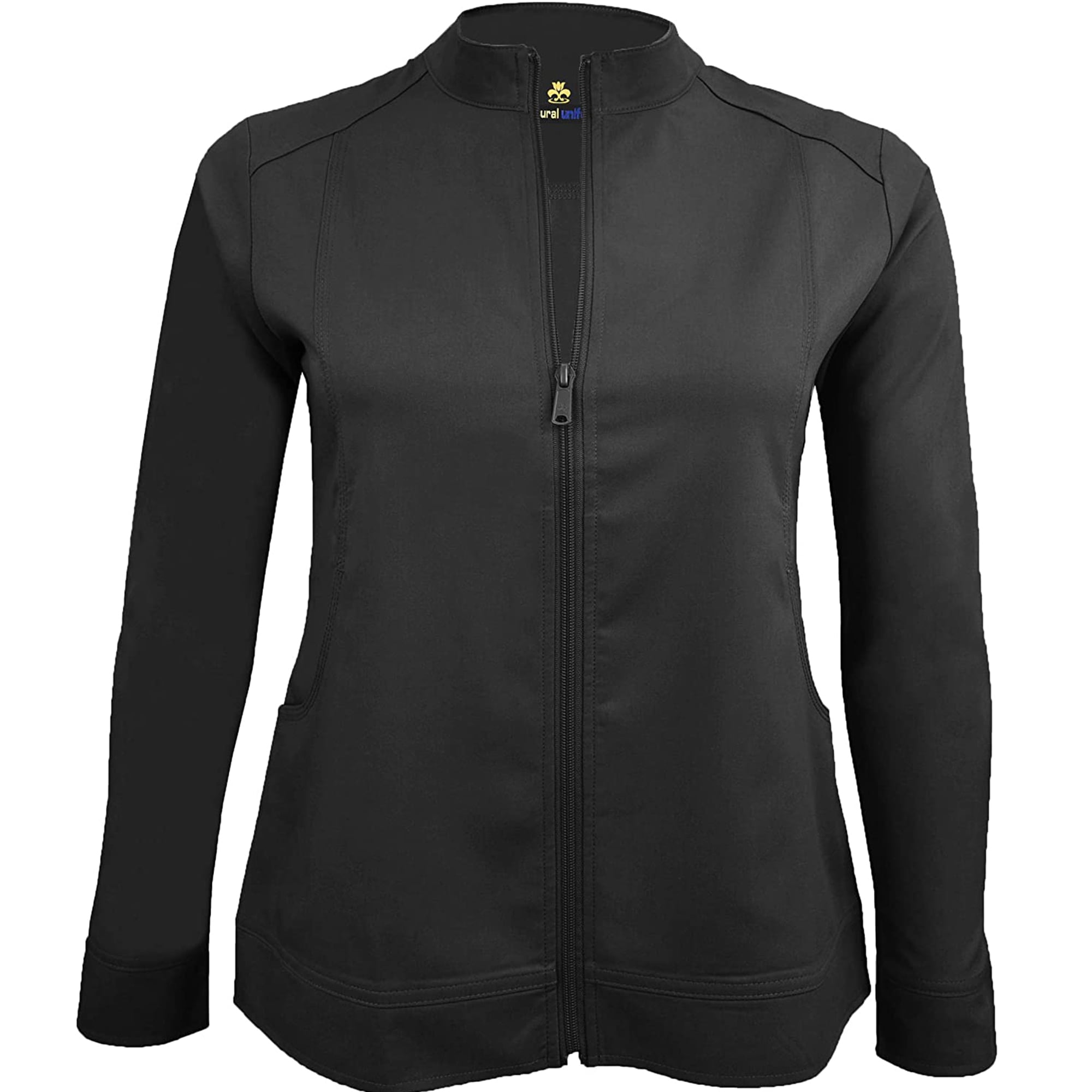 Natural Uniforms Scrub Vest Work Jacket Zip Up Sweaters for Women ...