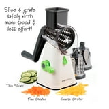 PrepSolutions Rotary Grate & Slice Tool with 3 Stainless Steel Drums ...