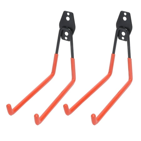 Crochets De Rangement Muraux, 2 Crochets De Garage Orange Très ...