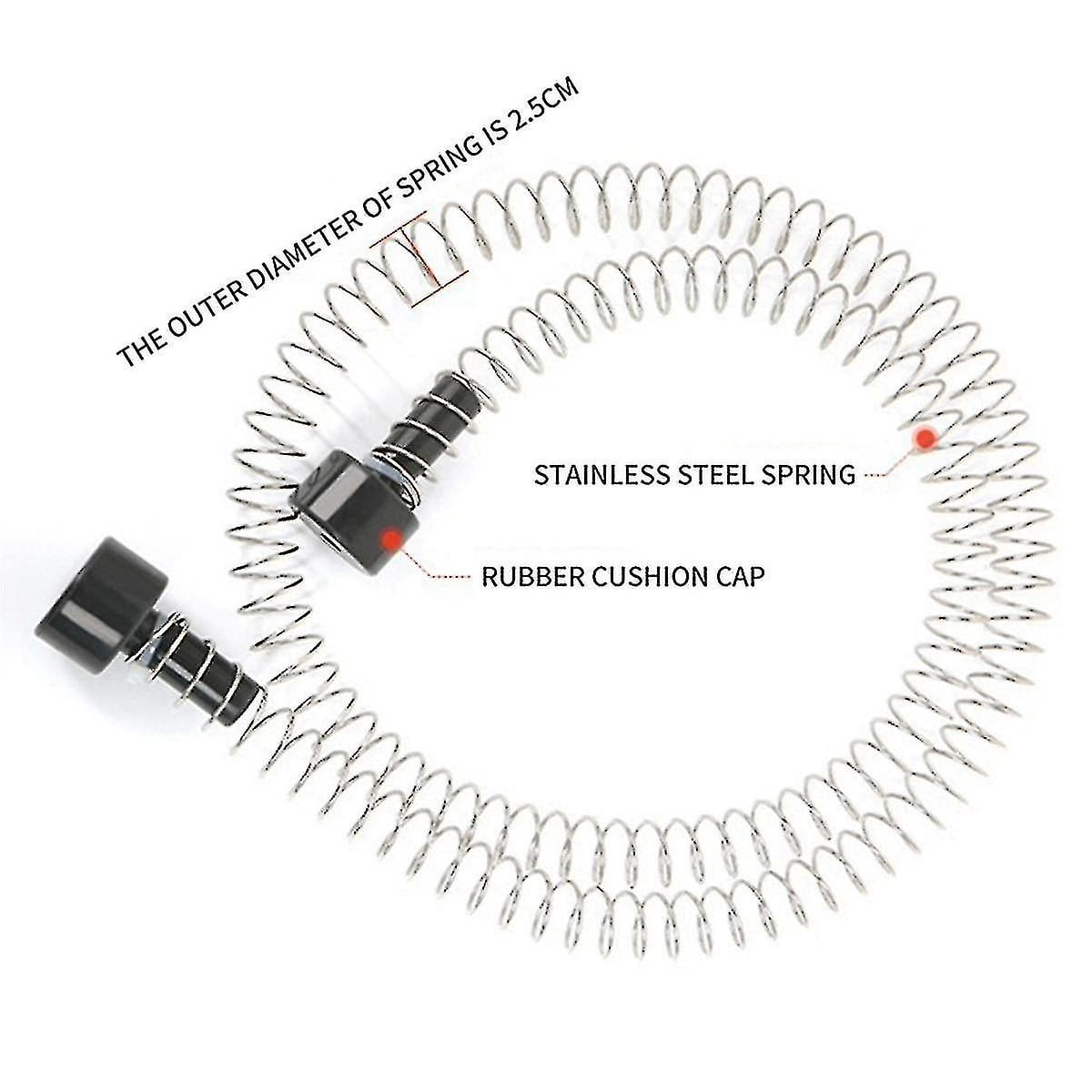 2024 Zipline Spring Brake 165cm Stainless Steel Zip Line Spring Brake ...