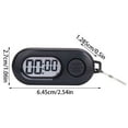 Ergonomic Mini Easy Carry Timers Timer Keychains Large Screen High ...