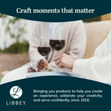 Libbey 7510 Vina Tall Wine Glasses, Stemmed Bulk Drinking Set, 16-ounce ...