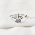 Turtle Tiny Ring, Natural Zircon Turtle Ring, Turtle CZ Birthstone, 925 ...