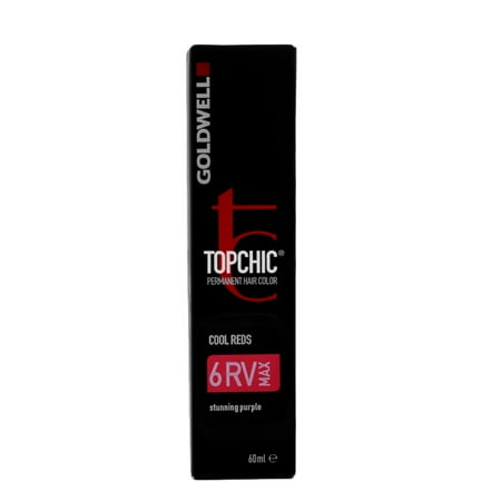 Goldwell Topchic Professional Hair Color - 6RV Max - 2.1 oz | Walmart ...