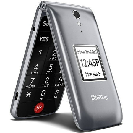 GreatCall Jitterbug Easy-to-Use Cell Phone for Seniors, Graphite ...
