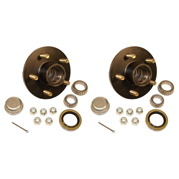 RIGID HITCH INCORPORATED Trailer Hub Kit (BT-150EZ-PR) 5 Bolt on 4-1/2 ...