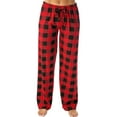 Pajama Pants Women Comfy Flannel Pj Pants Pajama Bottoms Plaid Christmas Matching Baggy Pajama