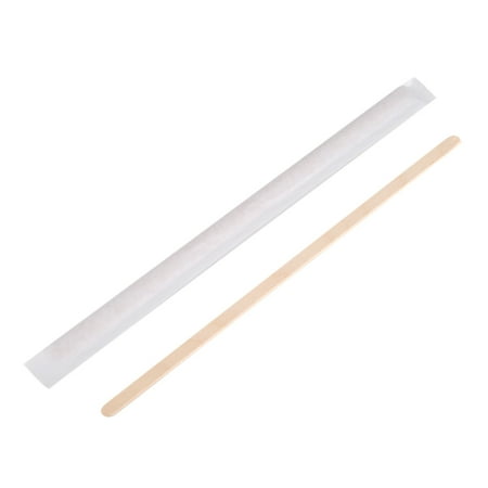 Peahefy Disposable Natural Wooden Coffee Stir Sticks Tea Stirrers Corn ...