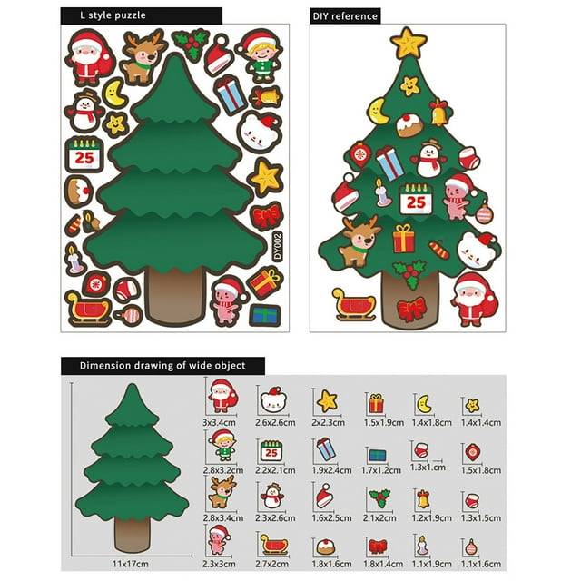 Christmas Stickers Christmas Party Games For Kids Make Your Own ...