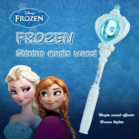 Disney Frozen Elsa Princess Cartoon Magic Stick Fairy Wand Electric Toy ...