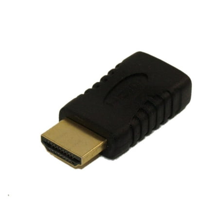 MINI-HDMI (Type C) Female to HDMI (Type A) Male Adapter Gold Plated ...