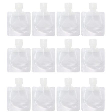 Justharion 12 Pack Packaging Bags Reusable Small Stand-up Pouch 30/50 ...