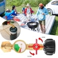 awjaisca 1Lb Tanks Propane Refill Adapter 20Lb to 1Lb Converter with ...