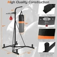 Gymax Combo Kit: Heavy Duty Boxing Stand with Heavy & Speed Bag for ...